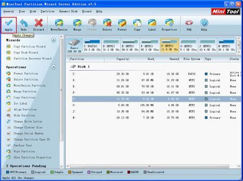 Changing Partition Size In Windows XP By Using Professional Windows Partition Manager