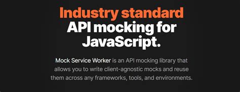 Mock Service Worker Msw 20