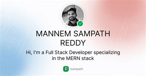 Mannem Sampath Reddy • Peerlist