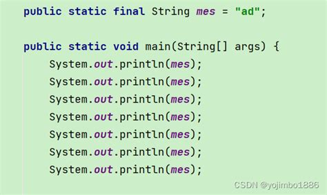 Java关键字概述——final及常量概述