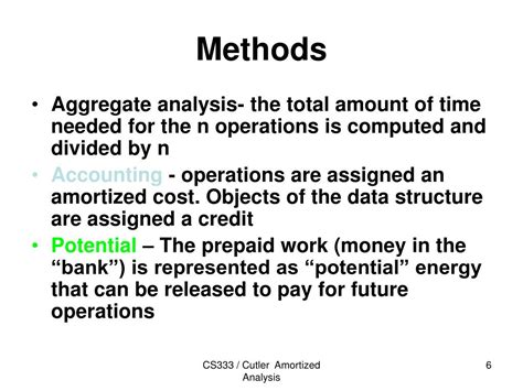 Ppt Amortized Analysis Powerpoint Presentation Free Download Id