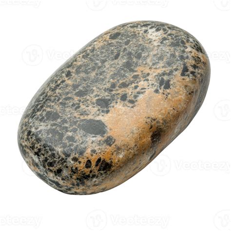 Smooth Natural Pebble With Varied Color Patterns 53465600 Png