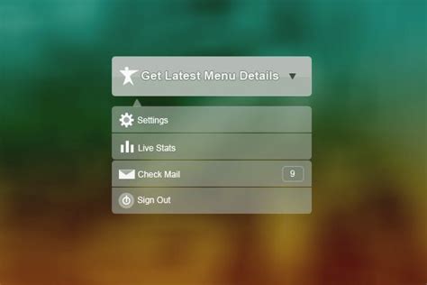 Drop UI PSD Images Dropdown Navigation Menu Buttons Search With Drop Down Box And Drag And