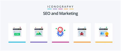 seo flat 5 icon pack including like web gear virus browser creative icons design 16310379