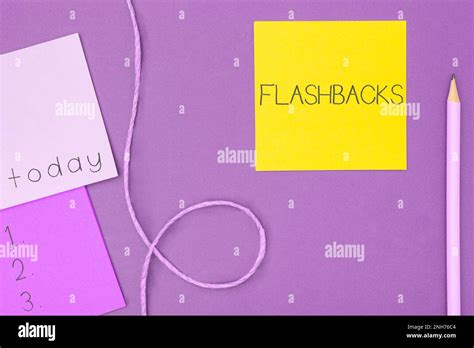 Handwriting Text Flashbacks Business Showcase Interruption Of