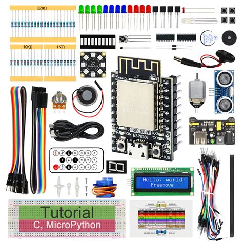 Freenove Super Starter Kit For Esp8266 Compatible With Arduino Ide