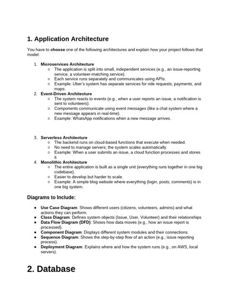 Architecture Document Sample Pdf Cloud Computing Databases