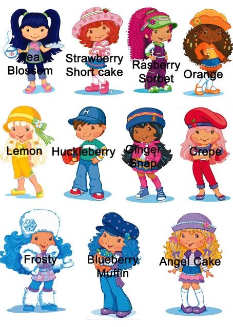 Strawberry Shortcake Characters Names Which Strawberry Shortcake