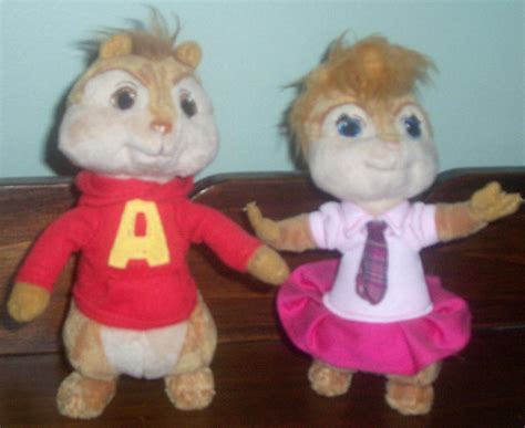 Alvin And Brittany Plush By Chipmunkraccoonoz On Deviantart