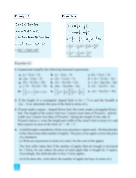 Solution Binomial Expressions Notes And Exercises Studypool