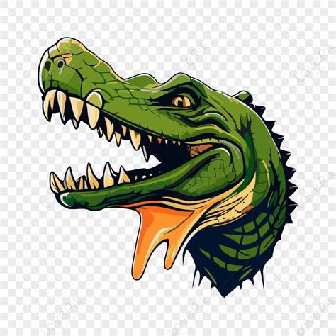 악어 머리 벡터 상표 클립 아트 만화 Png 일러스트 무료 다운로드 Lovepik
