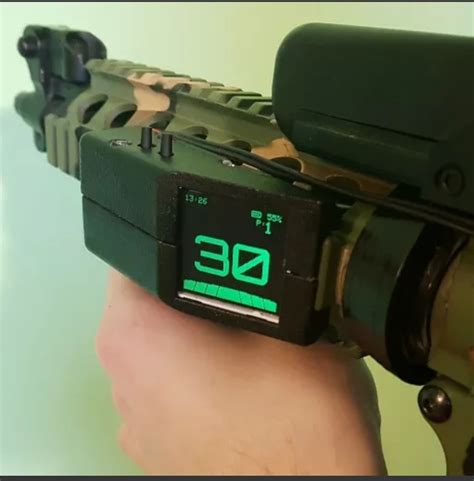 sold weapon mounted computer tachyon v2 ammo counter deans connector hopup airsoft