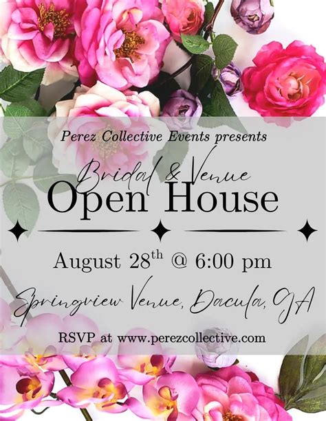 Bridal And Venue Open House Eventeny