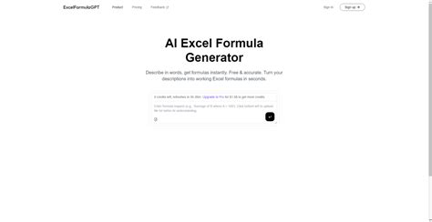 Excel Formula Gpt Instant Excel Formula Generator Tool