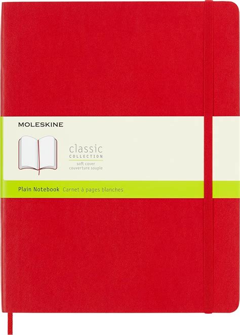 Moleskine Classic Notebook Notebook With Plain Pages Soft Cover And