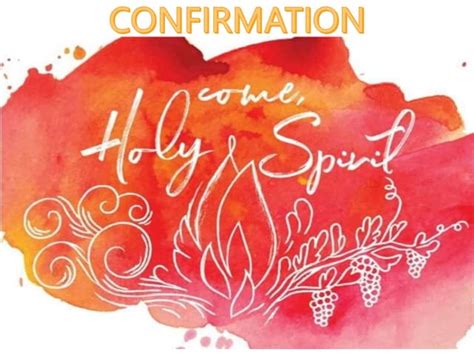 Confirmation Mass Hymns And Prayerspptx