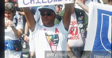 Participants Display Signs During The Gay Rights March April 25 1993