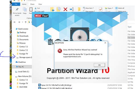 Minipartition Tool Broken On Updates Storage Spaces Windows Forums