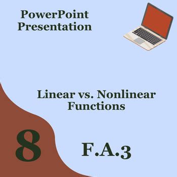 Linear Vs Nonlinear Functions PowerPoint 8 F A 3 By TheBrightestKid