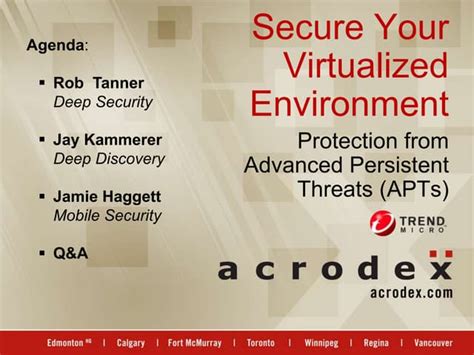 Secure Your Virtualized Environment Protection From Advanced