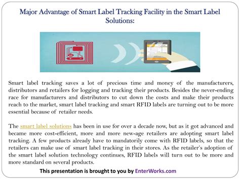 Ppt Smart Label Solutions Understanding Smart Label Tracking And How