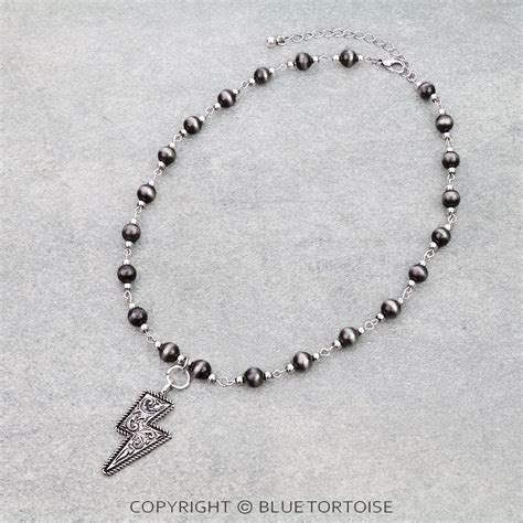 Rope Txr Thunder Pendant Necklace Bluetortoisewholesale