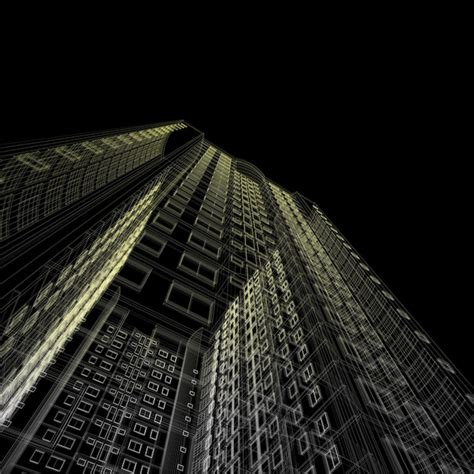 Premium Photo Architecture Blueprint 3d Rendering