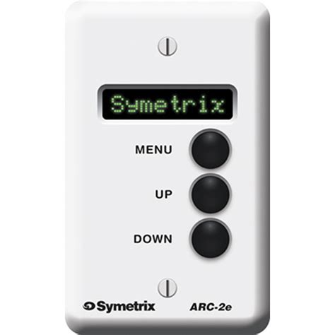 symetrix arc 2e modular wall panel remote control arc 2e white