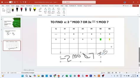Modulo Multiplicative Inverse Using Extended Euclidean Algorithm Youtube
