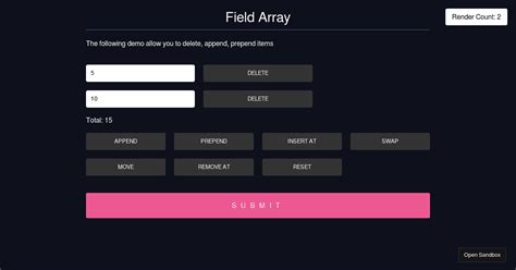 React Hook Form Similar To Review Maybe Codesandbox