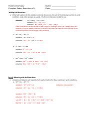Mastering Complex Redox Reactions Half Reaction Techniques Course Hero