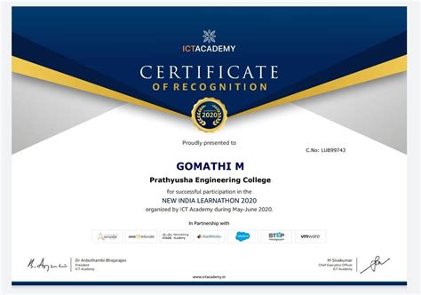 Gomathi M On Linkedin Ict Academy New India Learnthon
