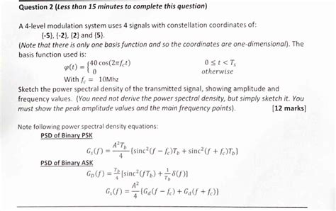 Question Less Than Minutes To Complete This Chegg