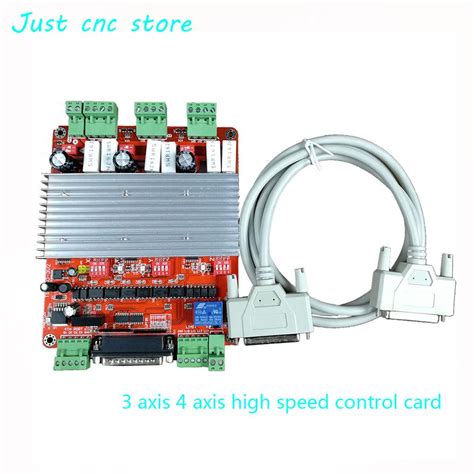 Cnc 3 Axis 4 Axis Tb6560 3 5a Stepper Motor Driver Controller Mach3 Usb