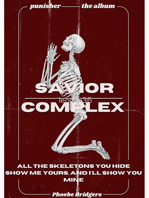 Punisher The Album Phobe Savior Complex Art Print For Sale By