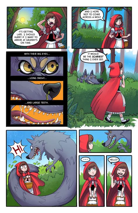 Little Red Riding Hood Remake Behance