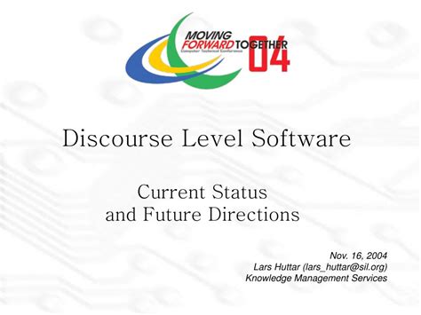 Ppt Discourse Level Software Powerpoint Presentation Free Download