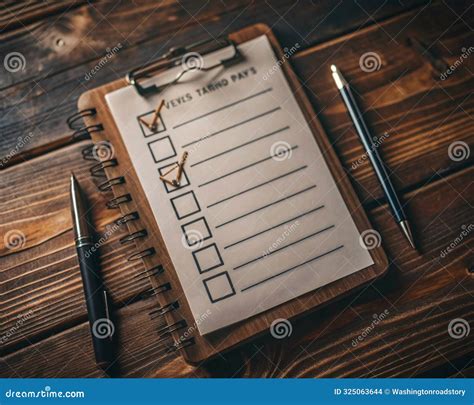 Clipboard Checklist Vector Illustration Paper Document Checkboxes