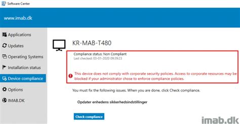 Device Compliance With Configuration Baselines Configuration Manager