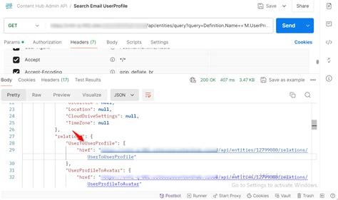What Is The Query To Fetch User Details By Email In Content Hub