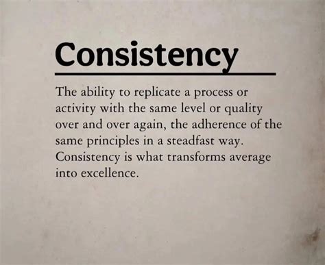 Consistency Transforms Average Into Excellence Jonti Mayer