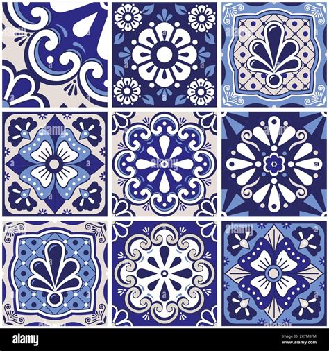 Blue Tile Patterns
