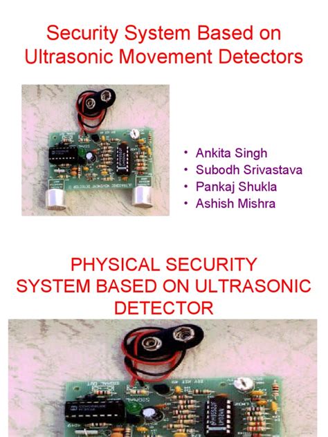 PDF Security System Based On Ultrasonic Movement Detectors DOKUMEN TIPS
