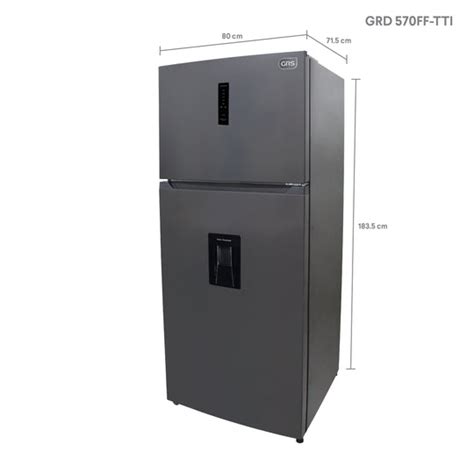 Refrigeradora Grs Titanium 19 Pies³ Grd 570ff Tti Grs Electrodomésticos Gt502