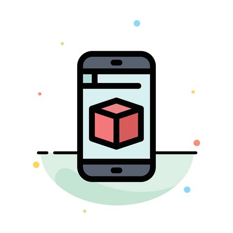 Mobile Cell Box Technology Abstract Flat Color Icon Template 14673627 Vector Art At Vecteezy