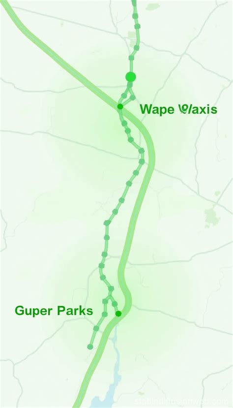 Map Image With Parks And Interconnected Bus Routes Stable Diffusion Online