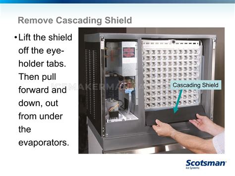 Scotsman Cme656rs 3f Cm3 Ice Machine Photo Eye Ice Sensor Removal And Cleaning Ice Maker Manuals