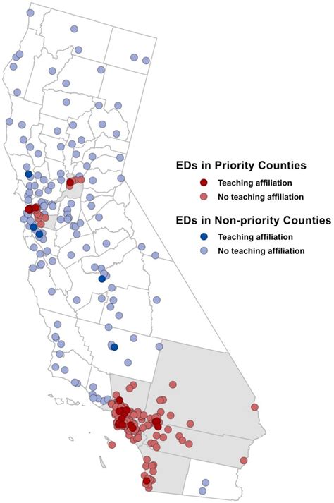 Characteristics Of California Emergency Departments In Centers For