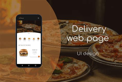 Delivery Web Page UI Design On Behance