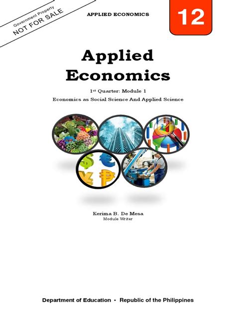 applied economics q2 w1 pdf economics microeconomics